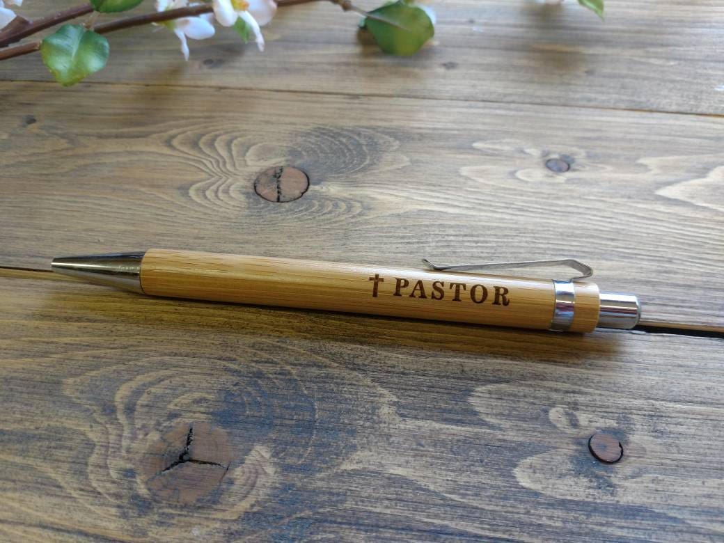 Pastor Appreciation Wood Pen – Schweitzer Customs